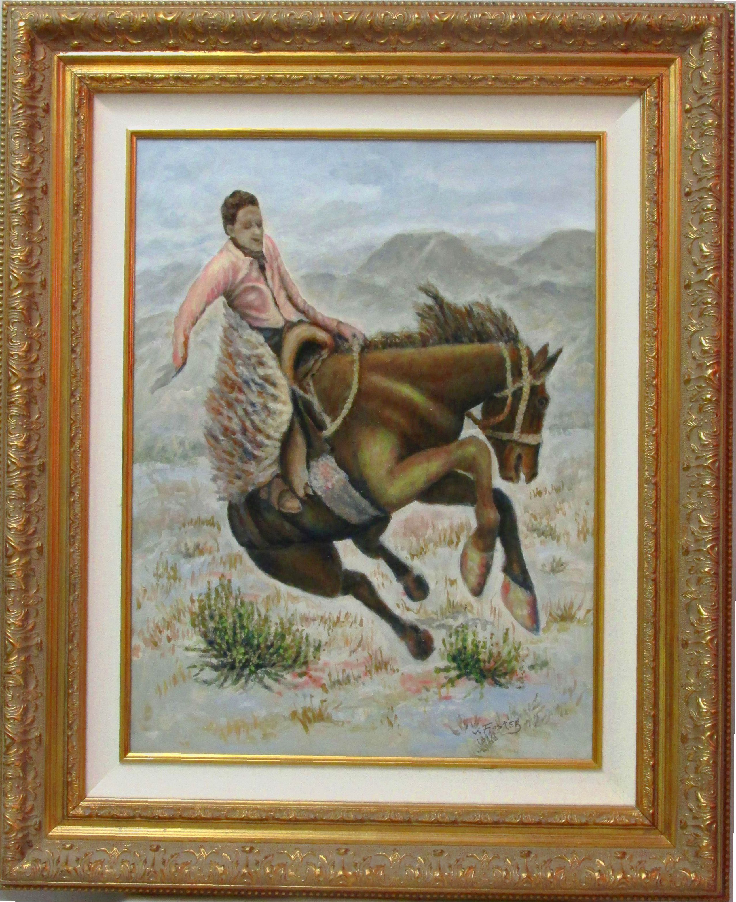 Research by Janie Botkin on the fellow who is riding in John’s painting ...